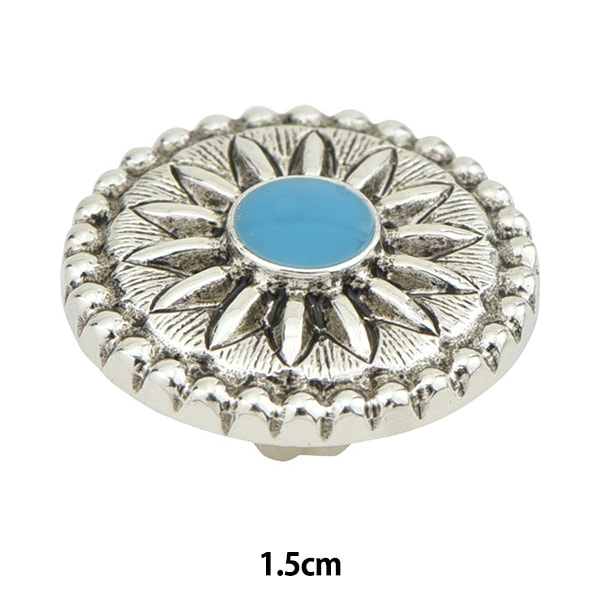 按钮“金属纽扣，脚有角NSU 1.5厘米KN8114” – Yuzawaya